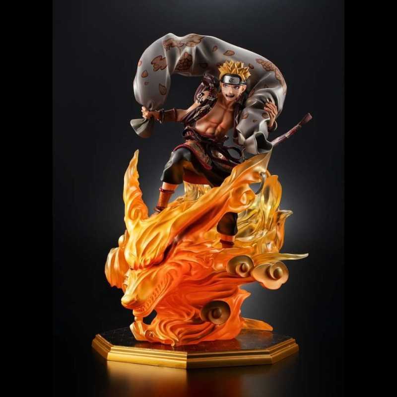 NARUTO SHIPPUDEN - Uzumaki Naruto Wind God Fuujin Kyuubi Precious G.E.M. PVC Statue 28 cm