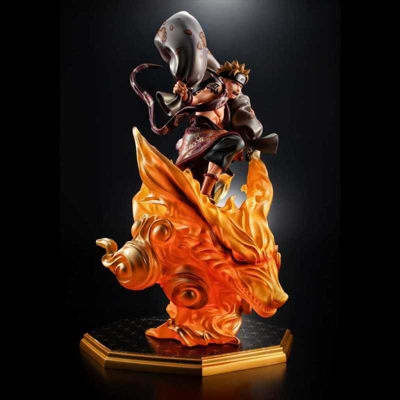 NARUTO SHIPPUDEN - Uzumaki Naruto Wind God Fuujin Kyuubi Precious G.E.M. PVC Statue 28 cm