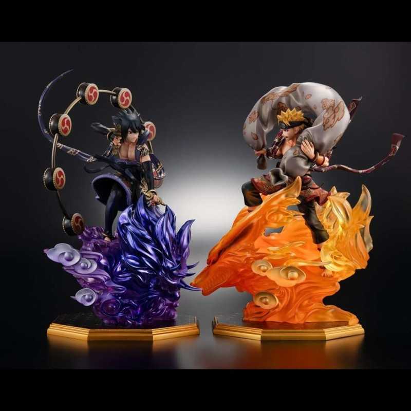 NARUTO SHIPPUDEN - Uzumaki Naruto Wind God Fuujin Kyuubi Precious G.E.M. PVC Statue 28 cm
