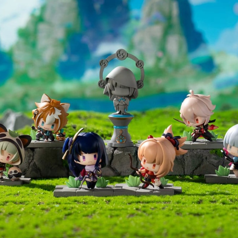 GENSHIN IMPACT - Inazuma Edition Mini Figures 6-Pack Battle Scene ...