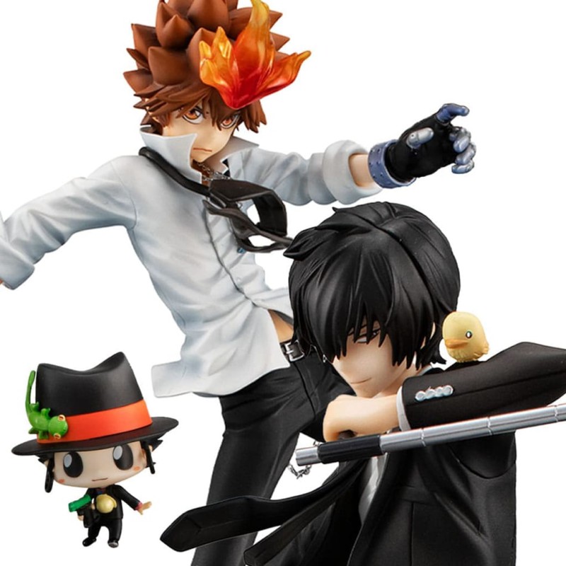 KATEKYO HITMAN REBORN! - Tsunayoshi Sawada & Kyoya Hibari & Reborn Set ...